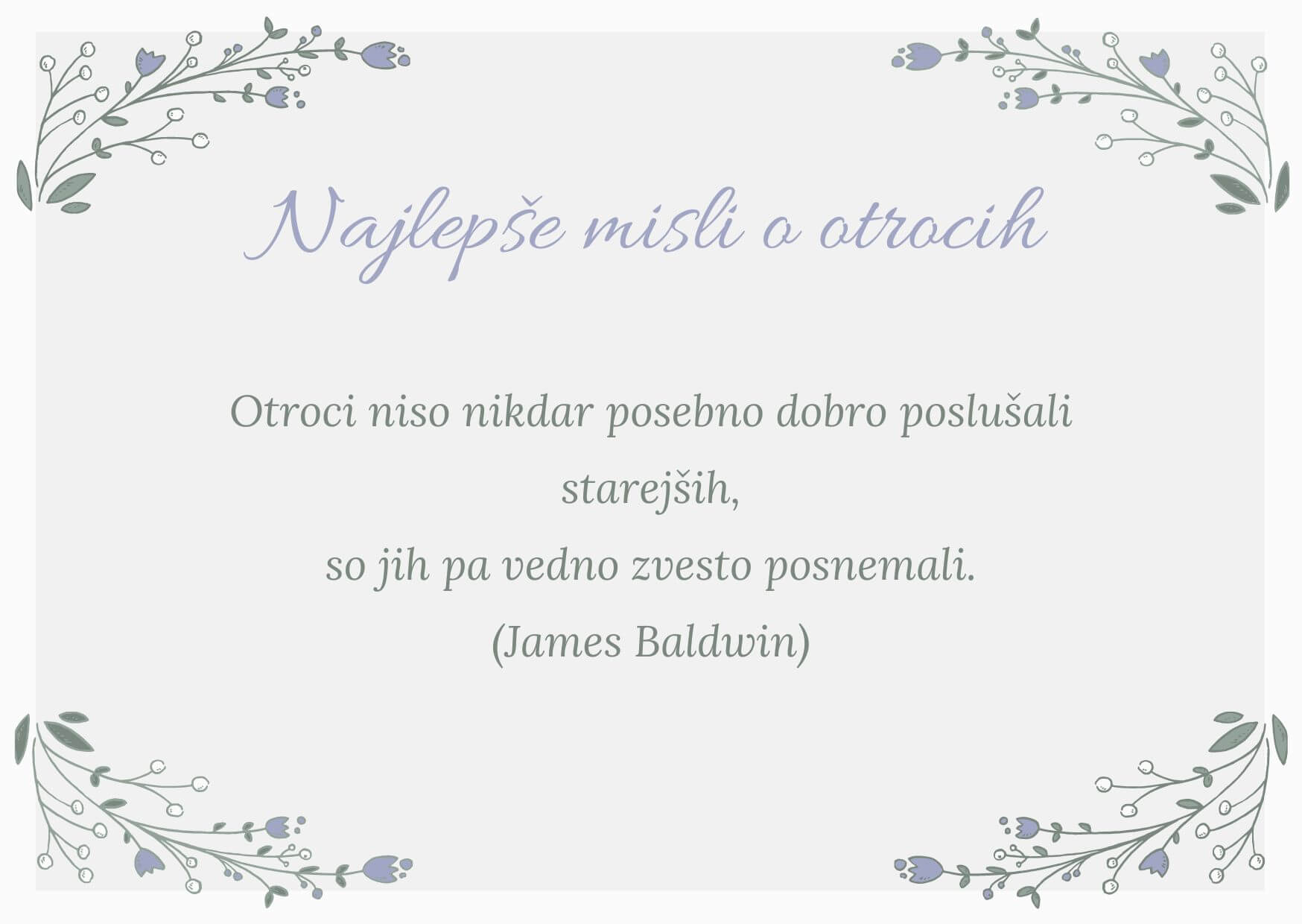 Čudovite misli o otrocih - Zdravi in uspešni